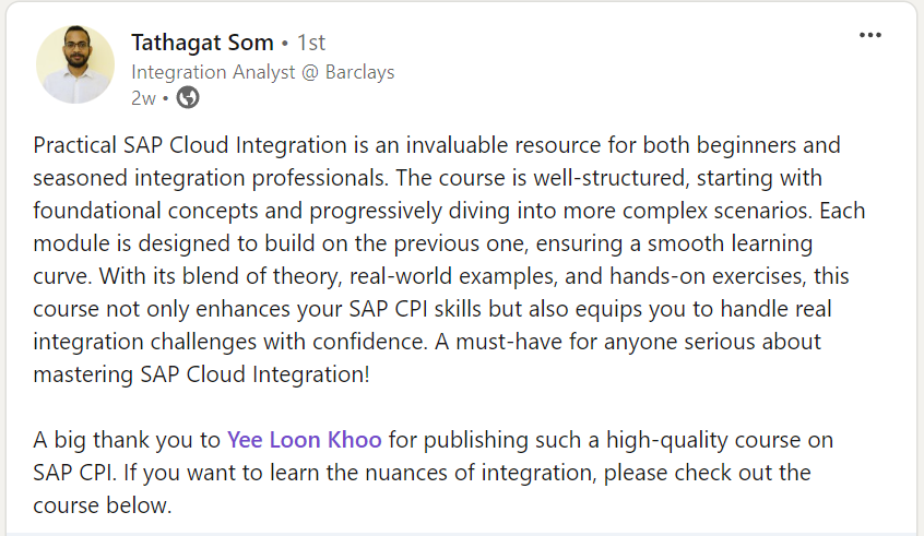 SAP Integration Suite Course – Learn SAP CI + SAP APIM + SAP AEM + SAP B2B EDI with practical ...